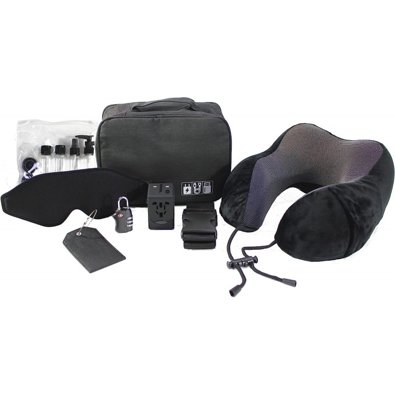 Kit de Viagem Premium - 8 Produtos Essenciais - Oservidor.pt