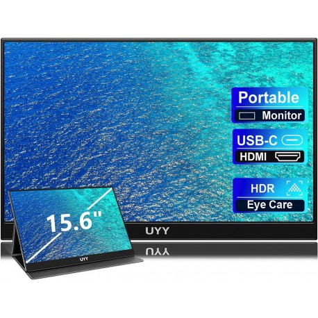 Monitor Portátil HDR FHD de 15,6 Polegadas - Oservidor.pt