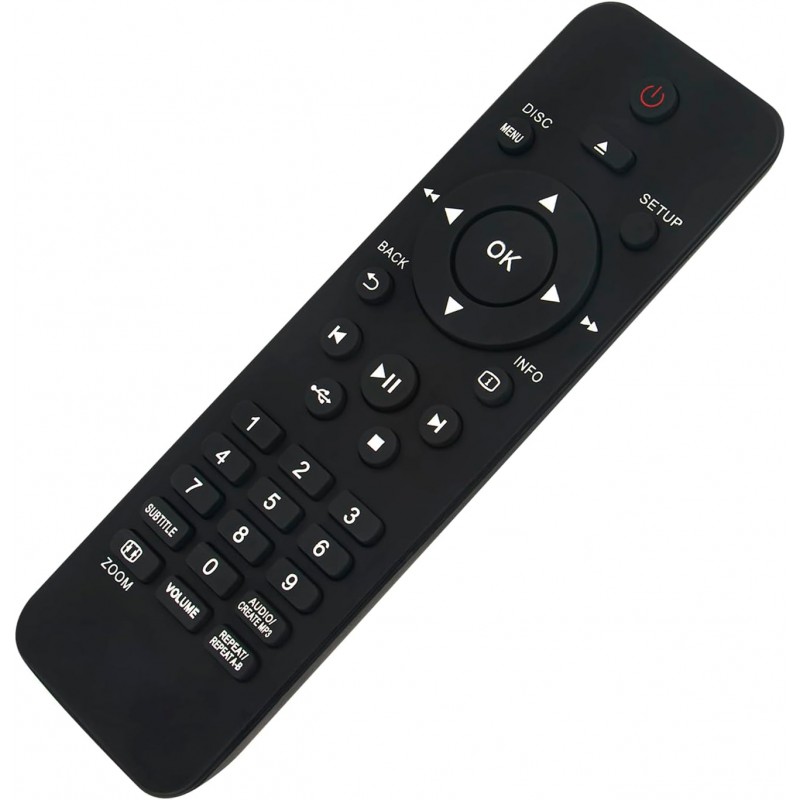 Controlo Remoto de Substituição para Philips DVP3360 DVP3350 DVP3380 ...